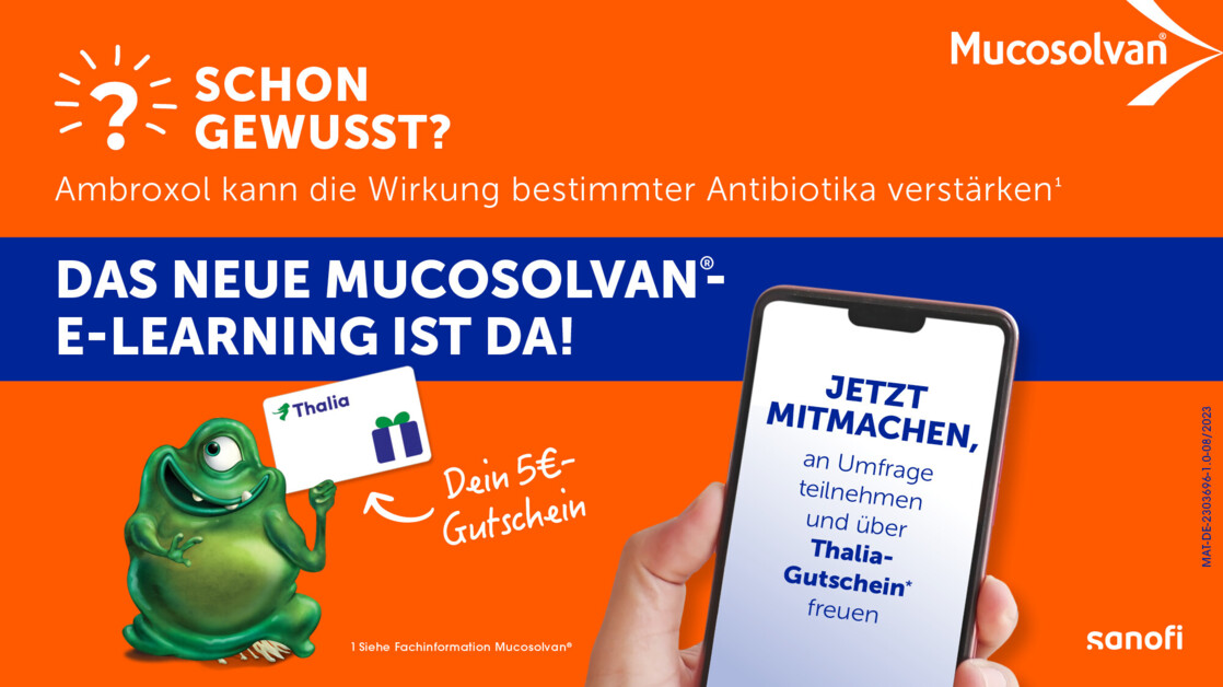 E-Learning Mucosolvan®: jetzt Dankeschön sichern! - PTAheute