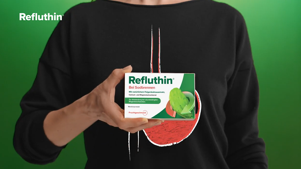 Jetzt im TV: Refluthin® bei Sodbrennen - PTAheute